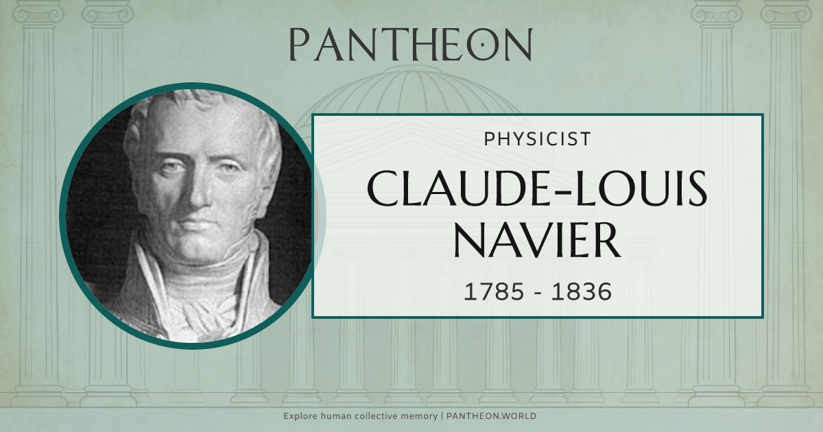 Claude-Louis Navier Biography | Pantheon