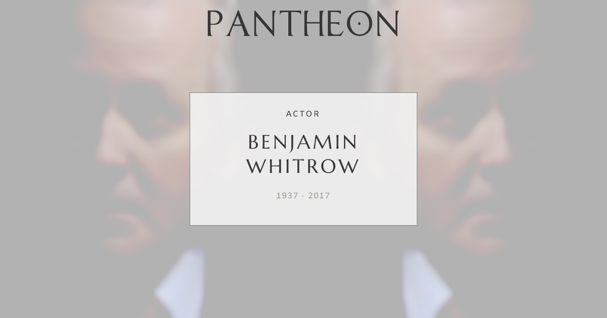Benjamin Whitrow Biography | Pantheon