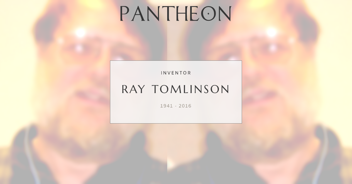 Ray Tomlinson Biography | Pantheon