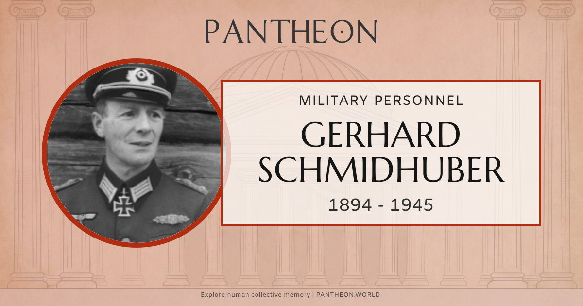 Gerhard Schmidhuber Biography | Pantheon