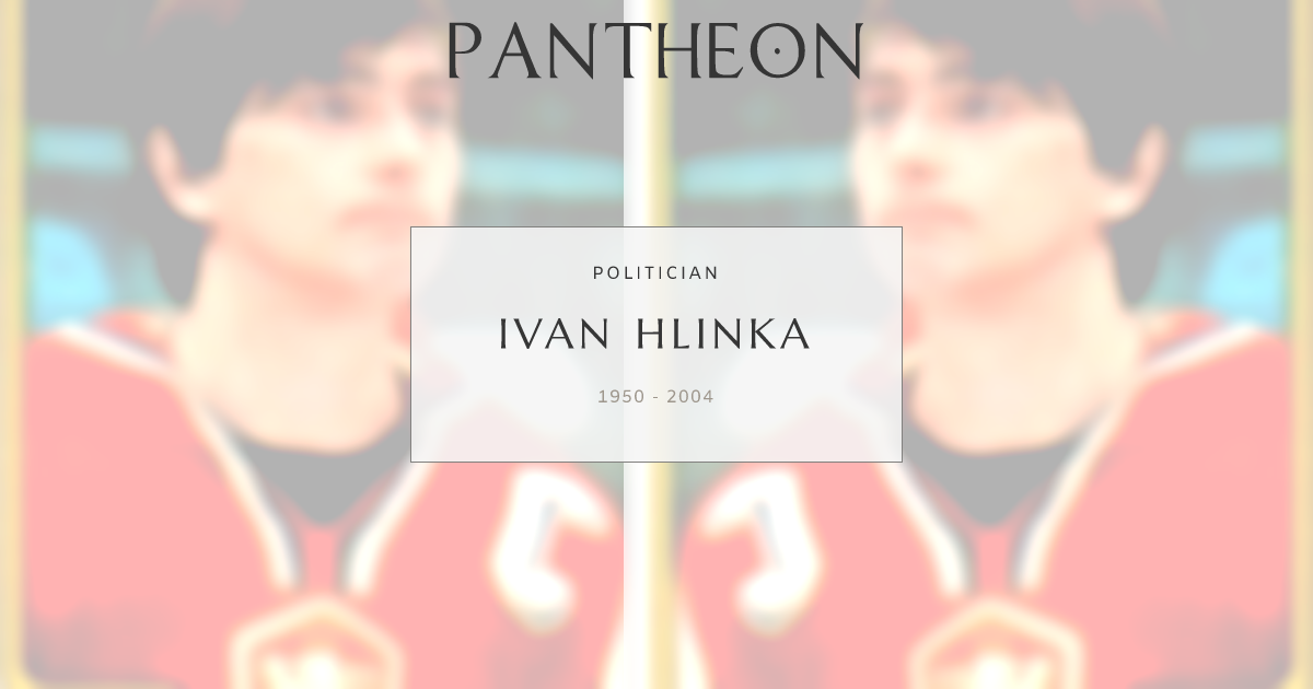 Ivan Hlinka Biography | Pantheon