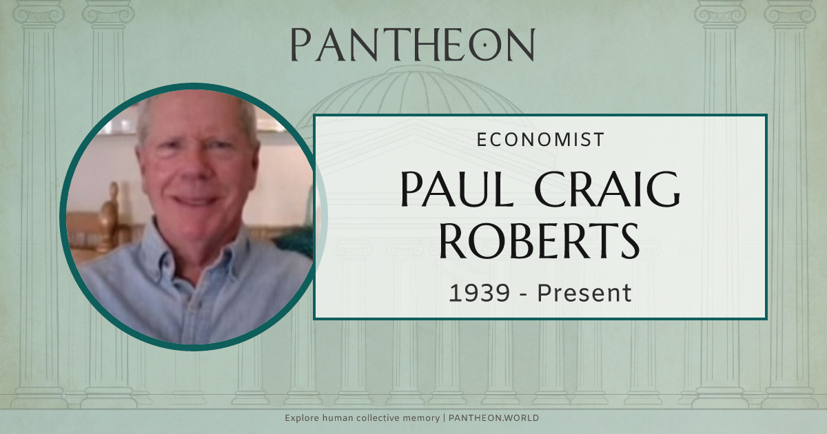Paul Craig Roberts Biography | Pantheon