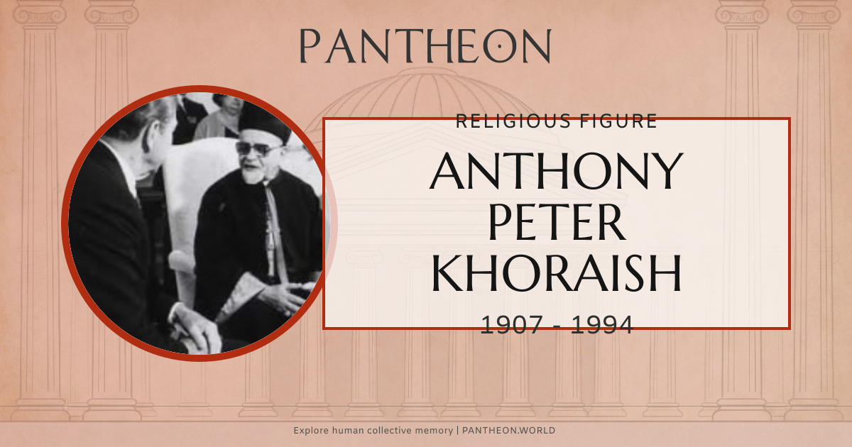 Anthony Peter Khoraish Biography | Pantheon