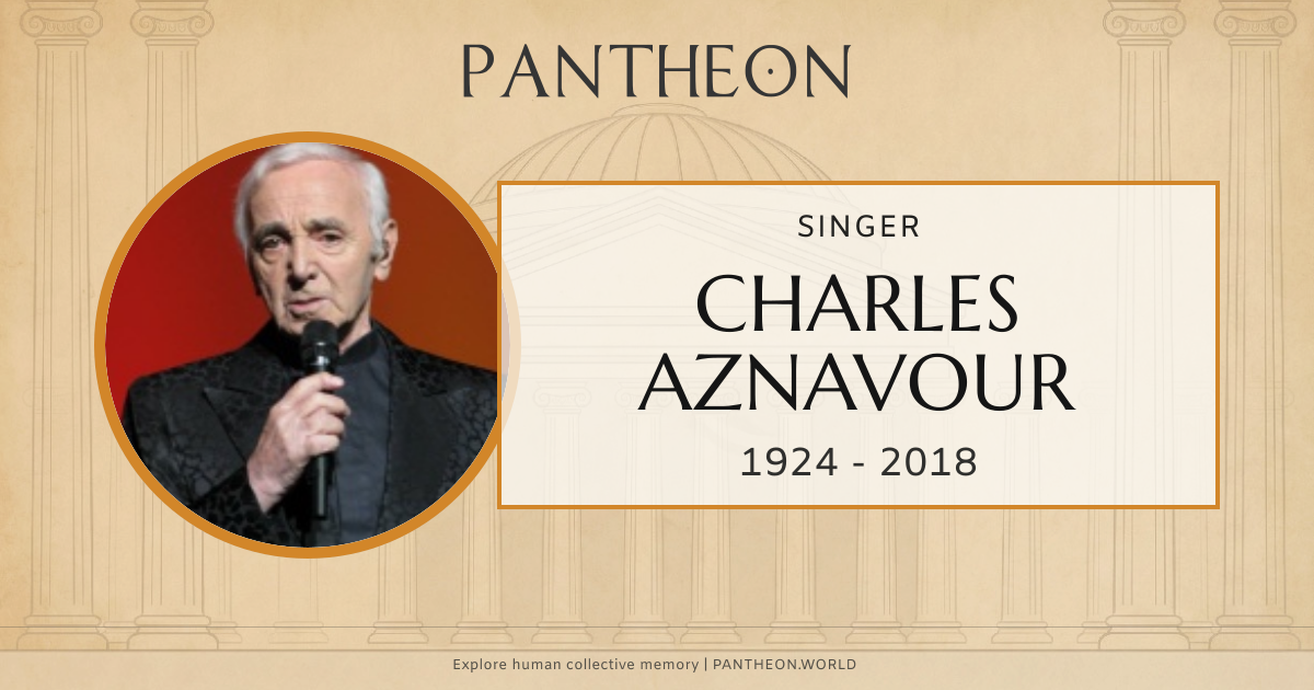 Charles Aznavour Biography | Pantheon