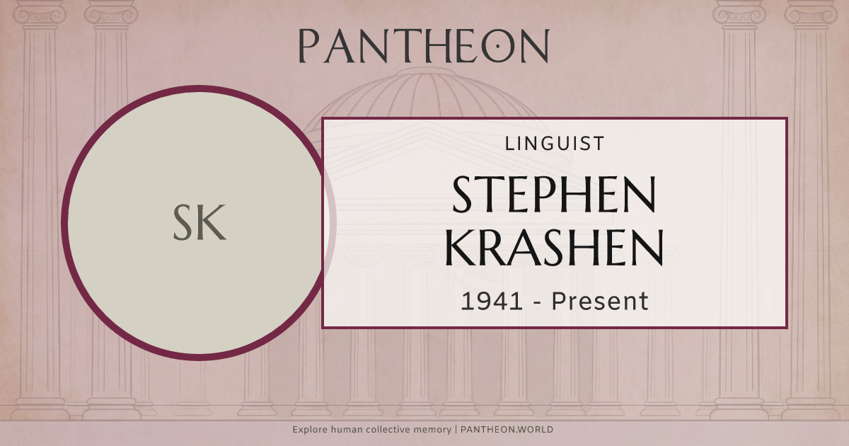 Stephen Krashen Biography | Pantheon