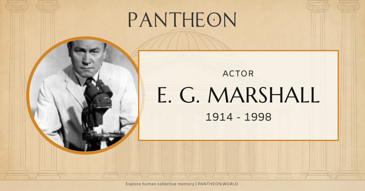 E. G. Marshall Biography | Pantheon