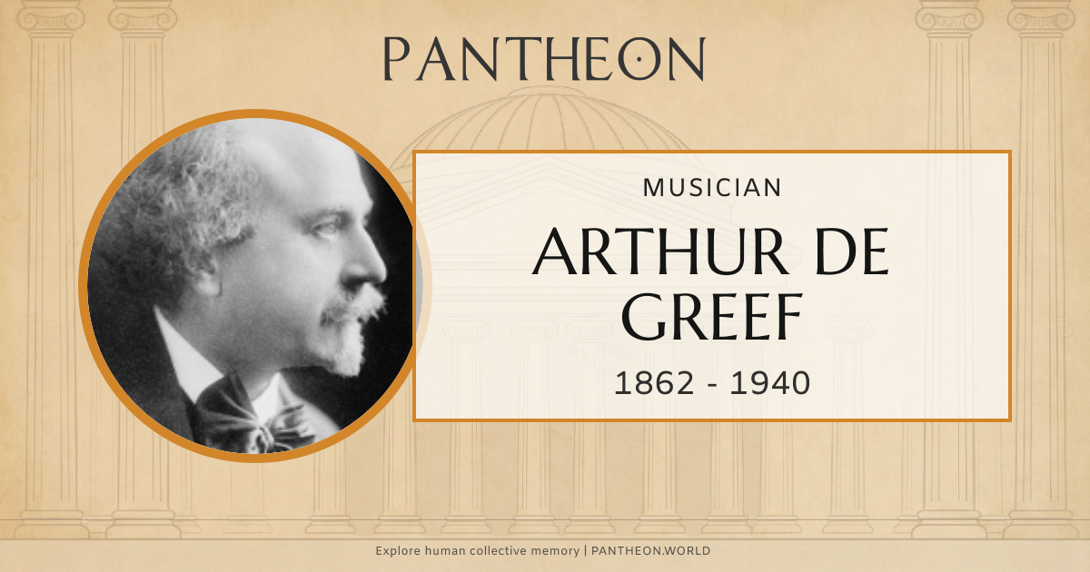 Arthur De Greef Biography | Pantheon