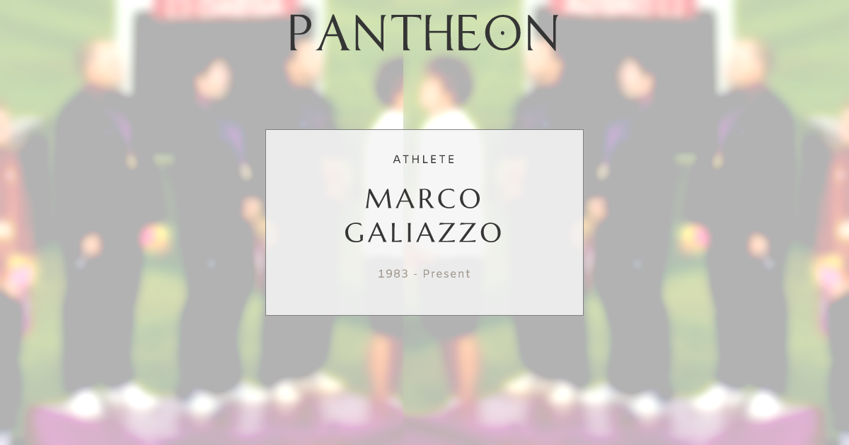 Marco Galiazzo Biography | Pantheon