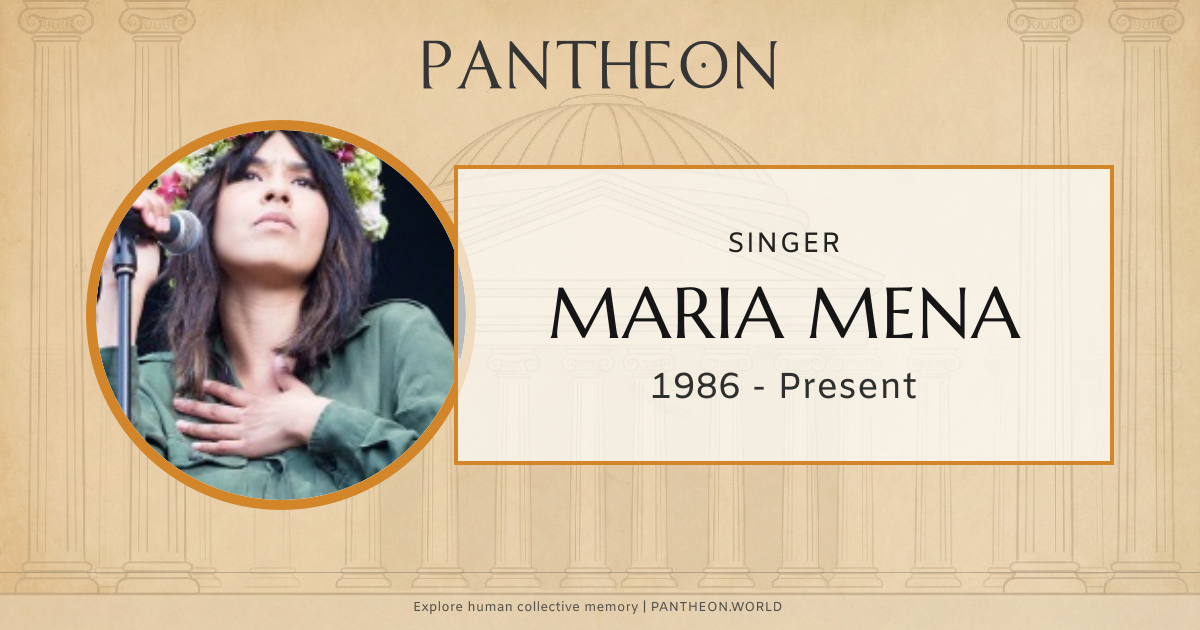 Maria Mena Biography | Pantheon