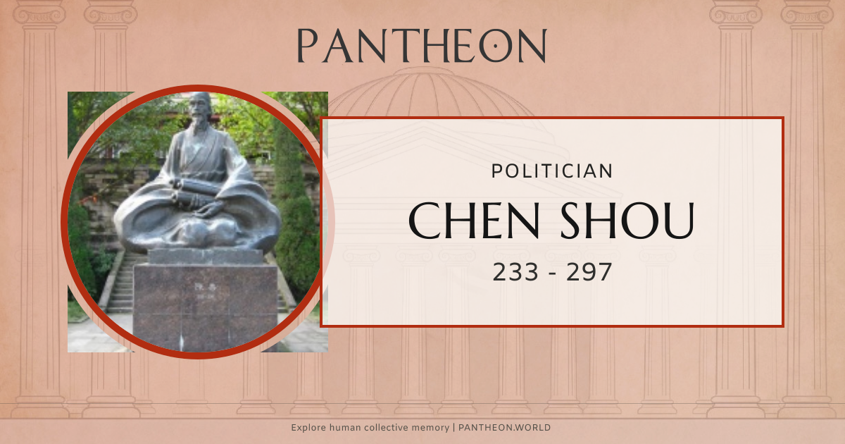 Chen Shou Biography | Pantheon