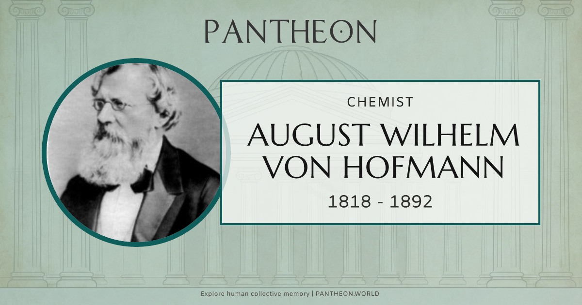 August Wilhelm von Hofmann Biography | Pantheon