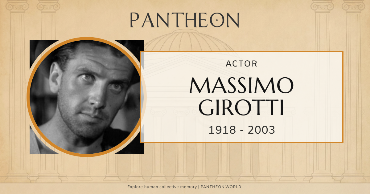 Massimo Girotti Biography | Pantheon