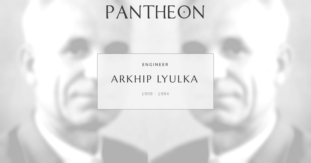 Arkhip Lyulka Biography | Pantheon