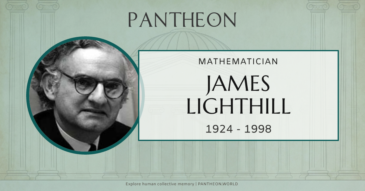James Lighthill Biography | Pantheon