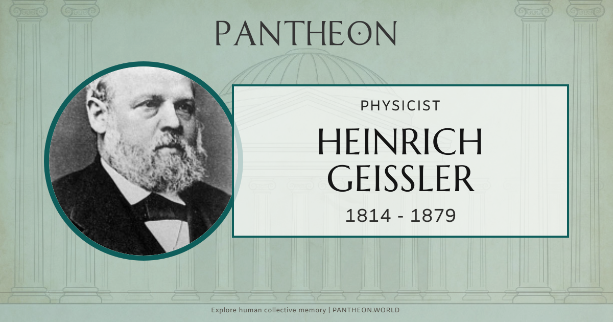 Heinrich Geißler Biography | Pantheon