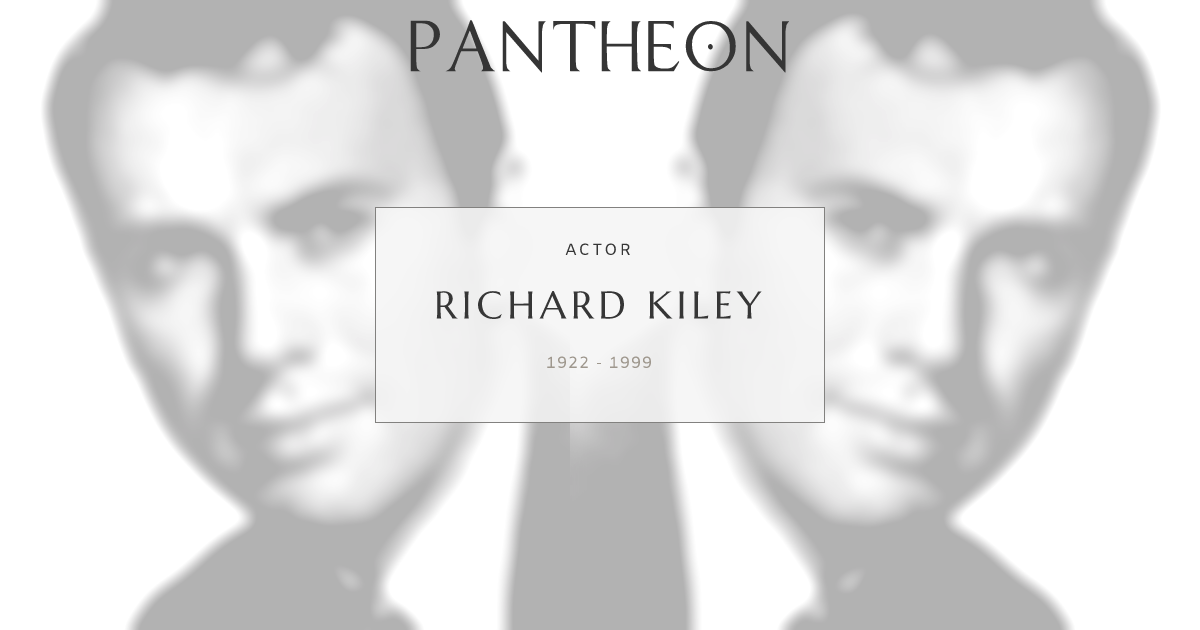 Richard Kiley Biography | Pantheon