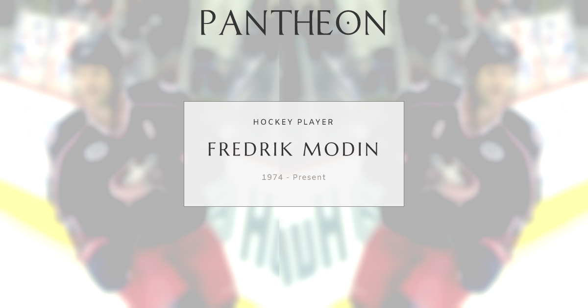 Fredrik Modin Biography | Pantheon