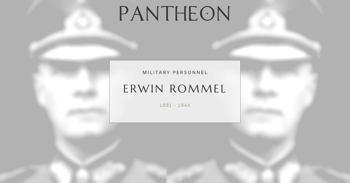 Erwin Rommel Biography | Pantheon
