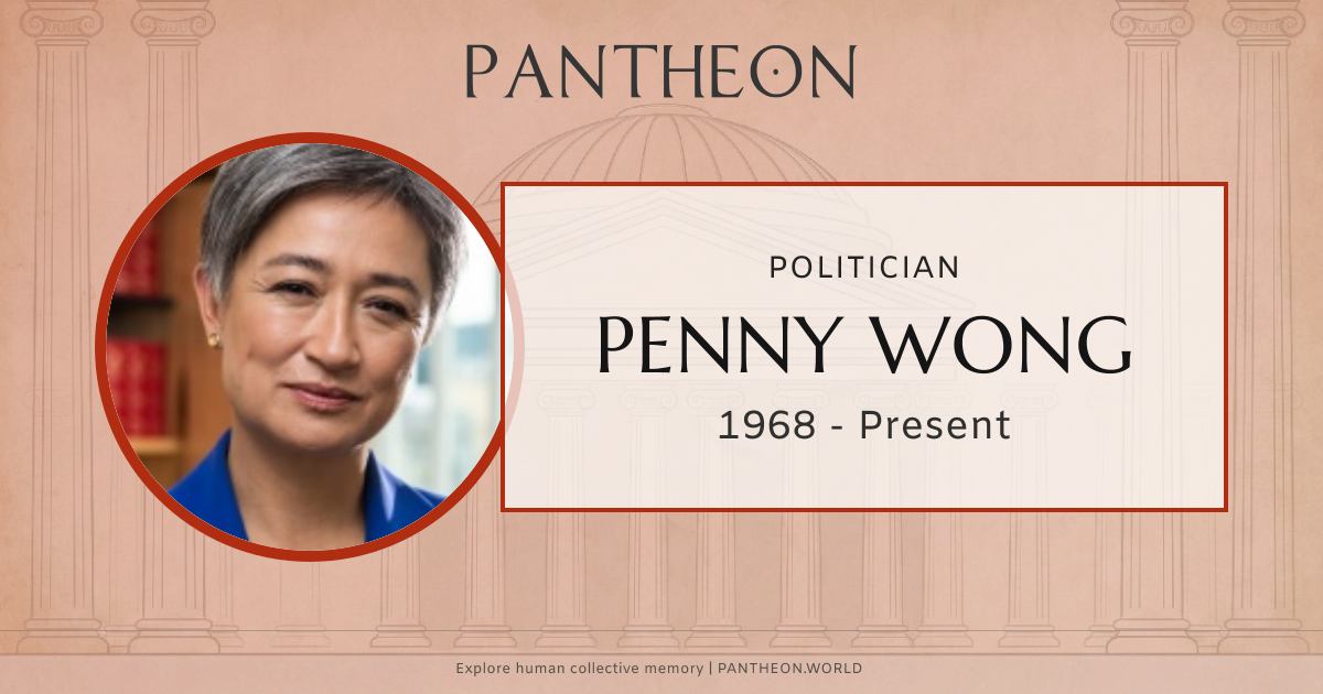 Penny Wong Biography | Pantheon