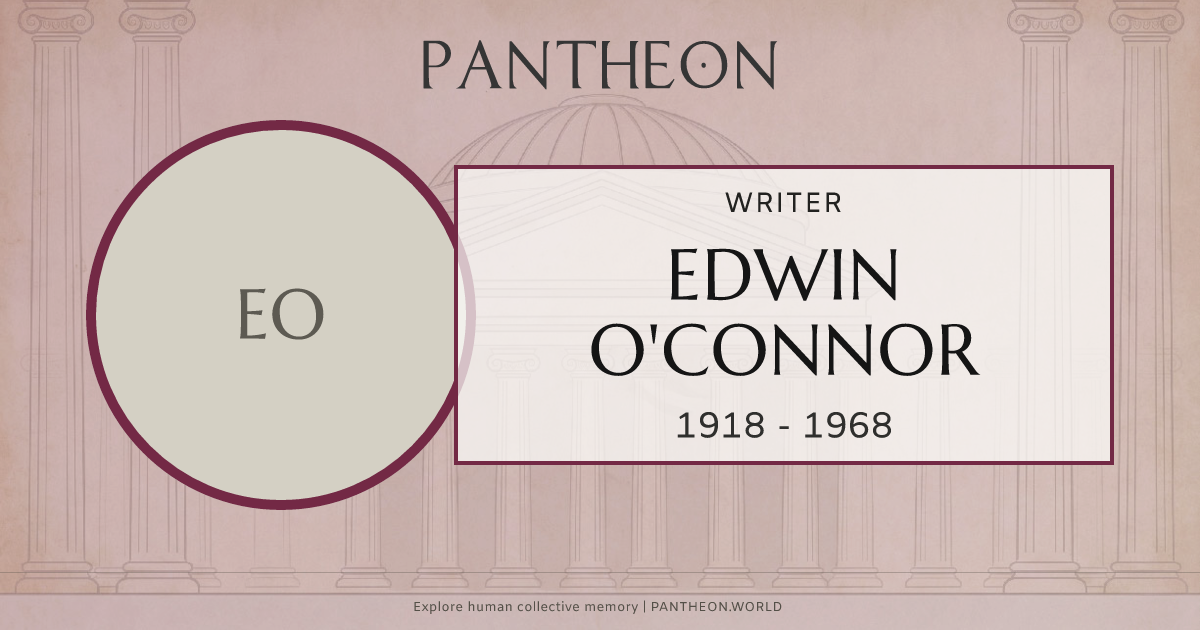 Edwin O'Connor Biography | Pantheon