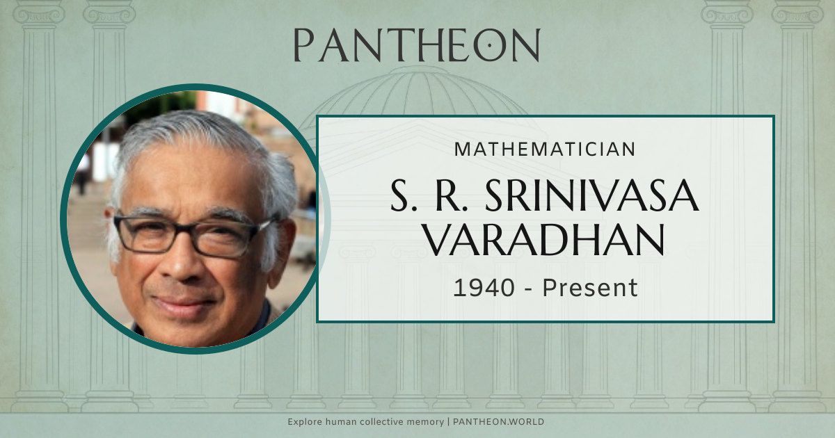S. R. Srinivasa Varadhan Biography | Pantheon
