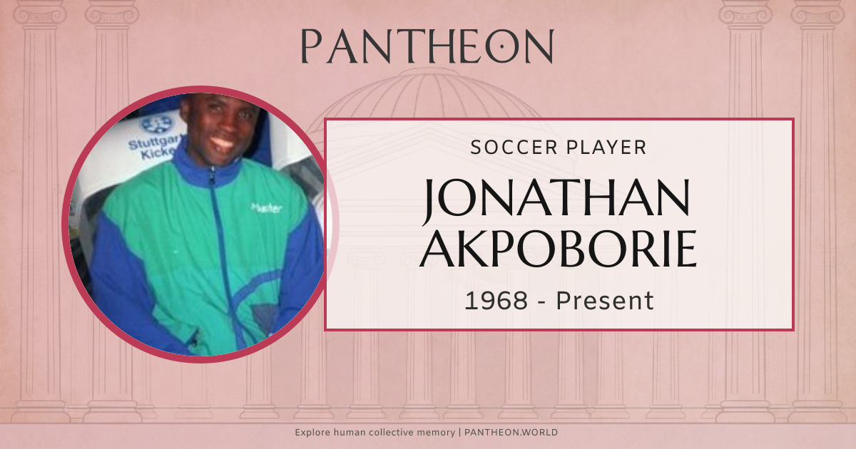 Jonathan Akpoborie Biography | Pantheon