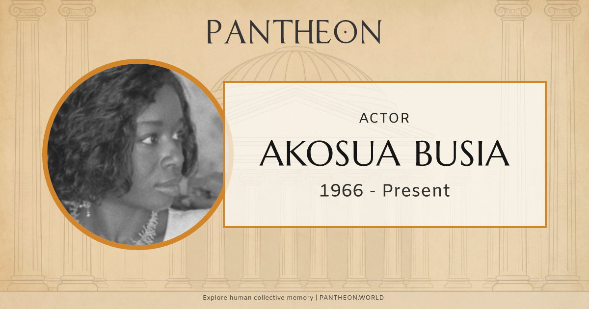 Akosua Busia Biography | Pantheon