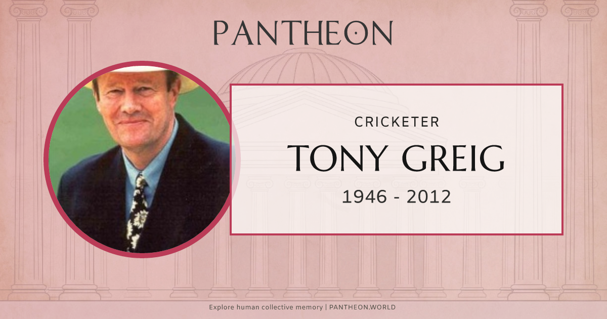 Tony Greig Biography | Pantheon