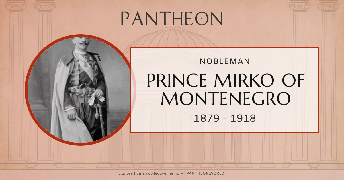 Prince Mirko of Montenegro Biography | Pantheon