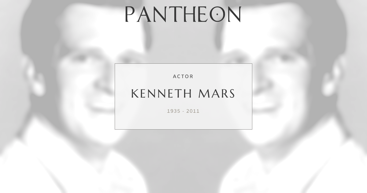 Kenneth Mars Biography | Pantheon