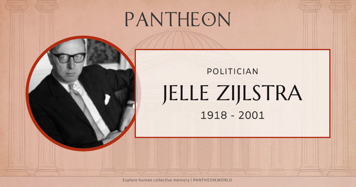Jelle Zijlstra Biography | Pantheon