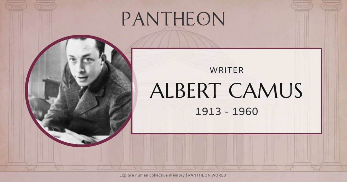 Albert Camus Biography | Pantheon