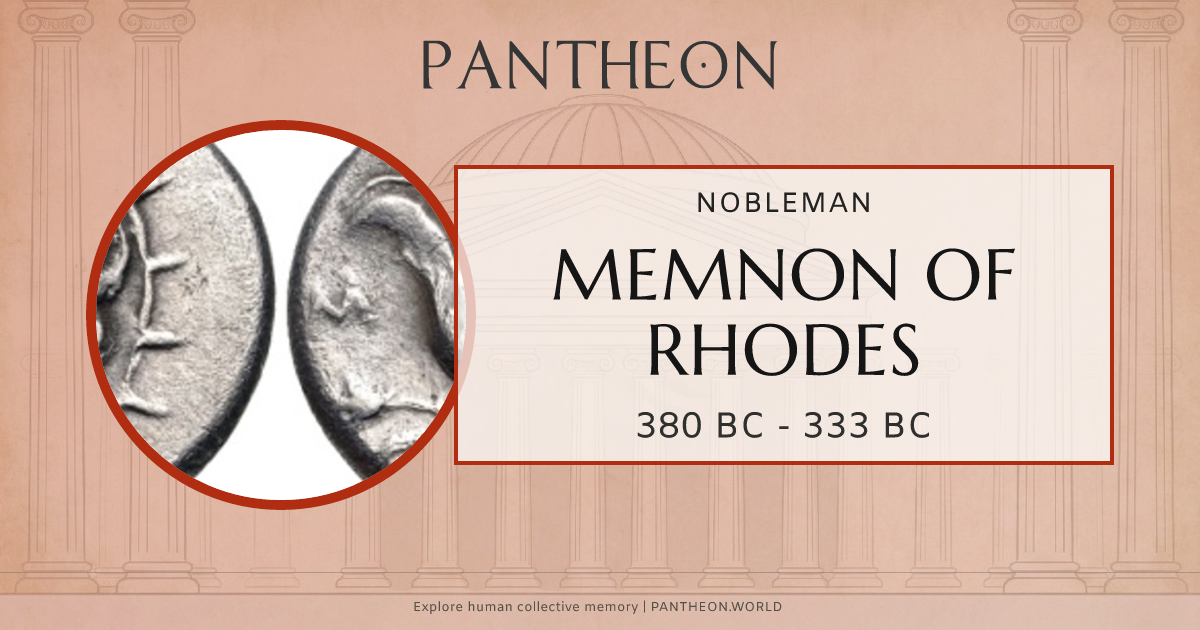 Memnon of Rhodes Biography | Pantheon