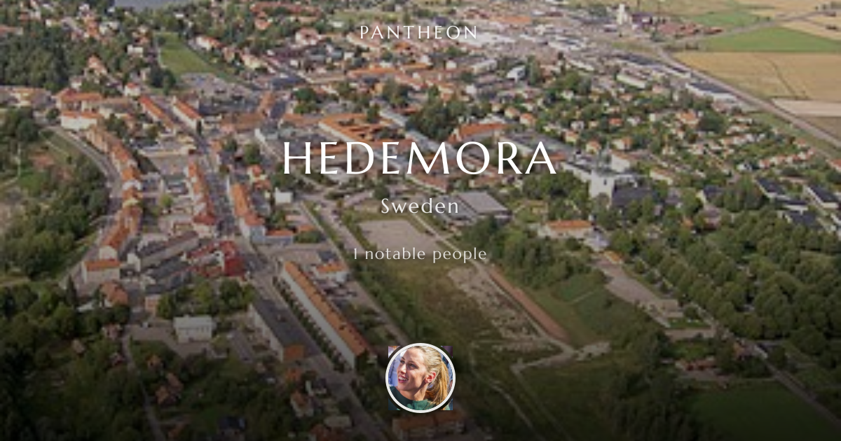 Famous People from Hedemora, Sweden | 1 Notable People | Pantheon