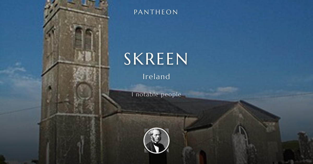 Famous People from Skreen, Ireland | 1 Notable People | Pantheon