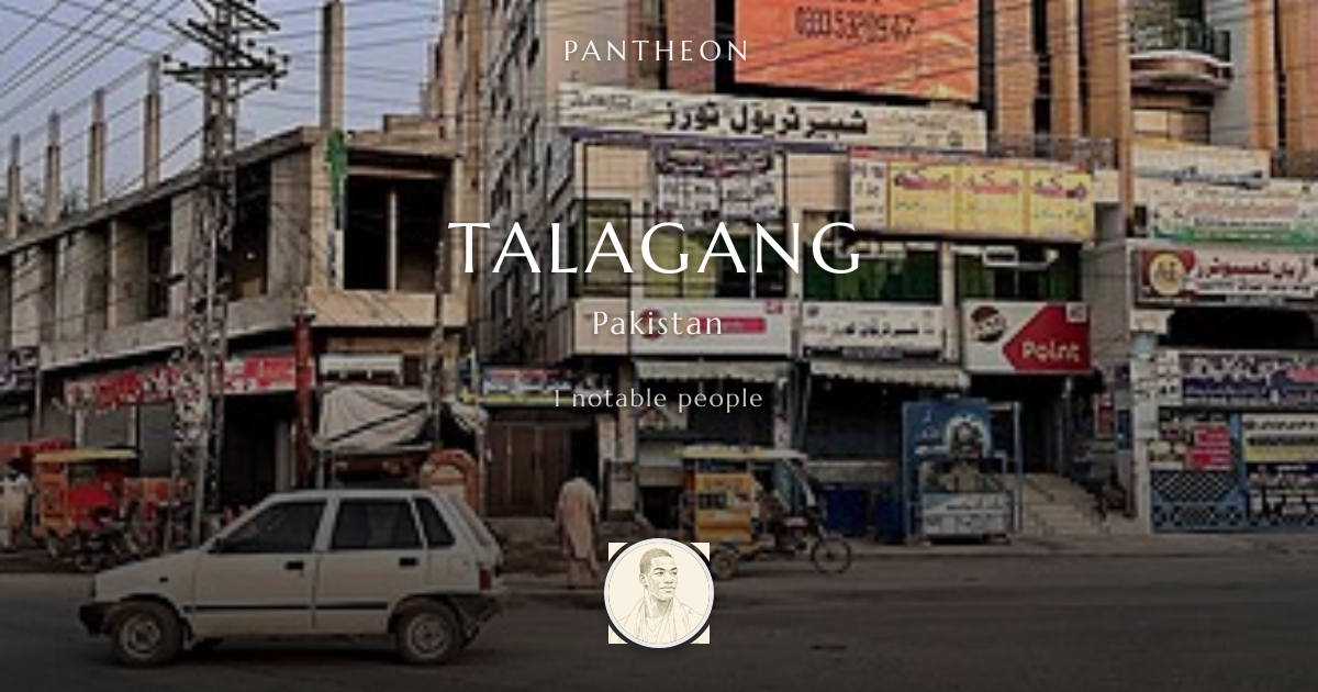 Famous People from Talagang, Pakistan | 1 Notable People | Pantheon