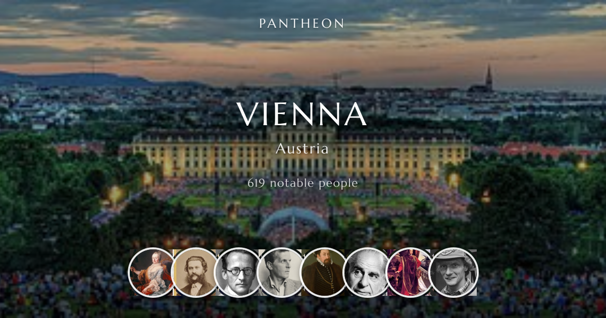 Famous People from Vienna, Austria | 619 Notable People | Pantheon