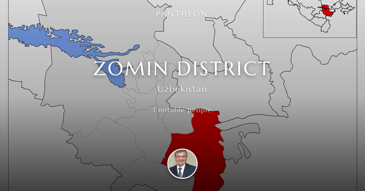 Famous People from Zomin District, Uzbekistan | 1 Notable People | Pantheon